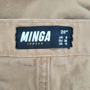 Minga London | Jeans | Minga London High Waisted Mom Jeans In Beige Denim | Poshmark